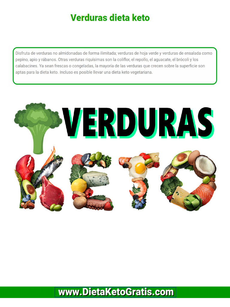 Mejores-verduras-keto | PDF | Dieta | ensalada