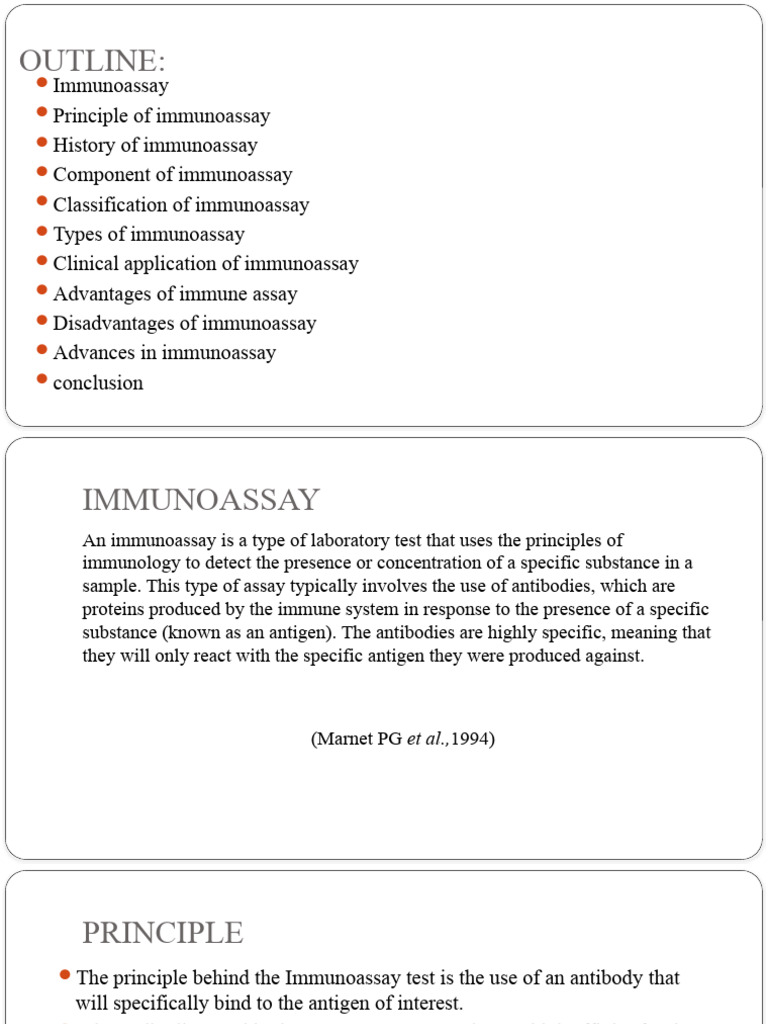 Immunoassay Powerpoint | PDF | Immunoassay | Elisa