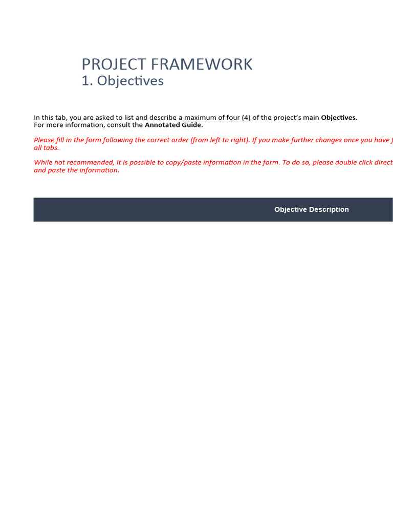 Project Framework 2021 en | PDF