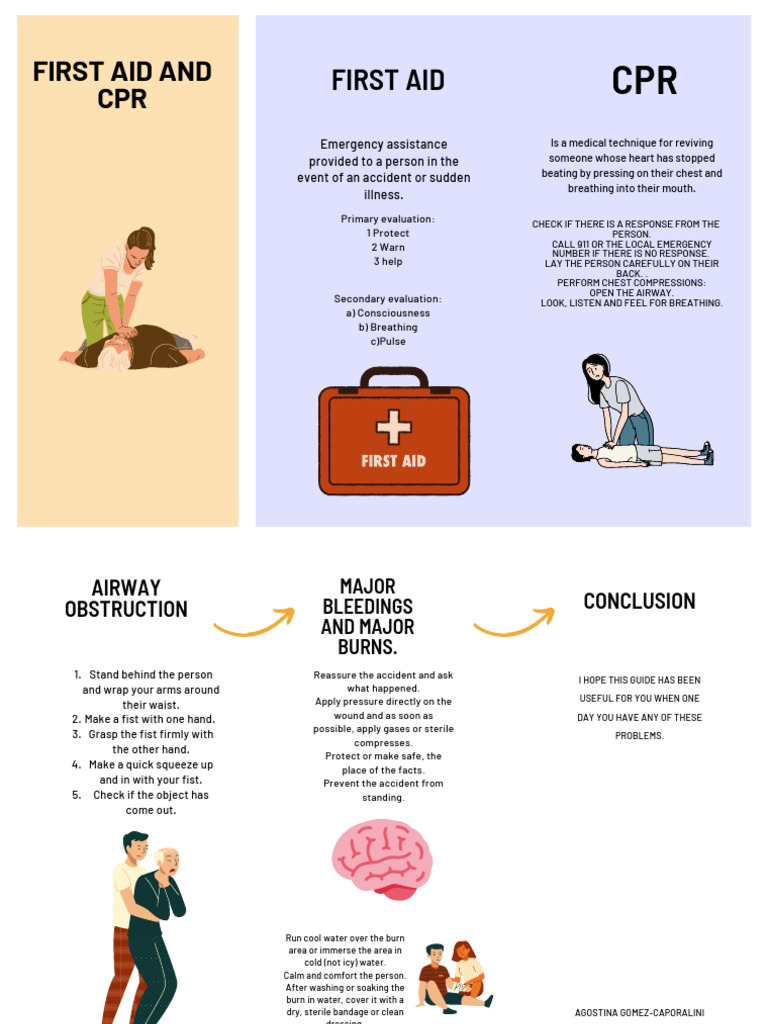 “First Aid” and “CPR.” | PDF