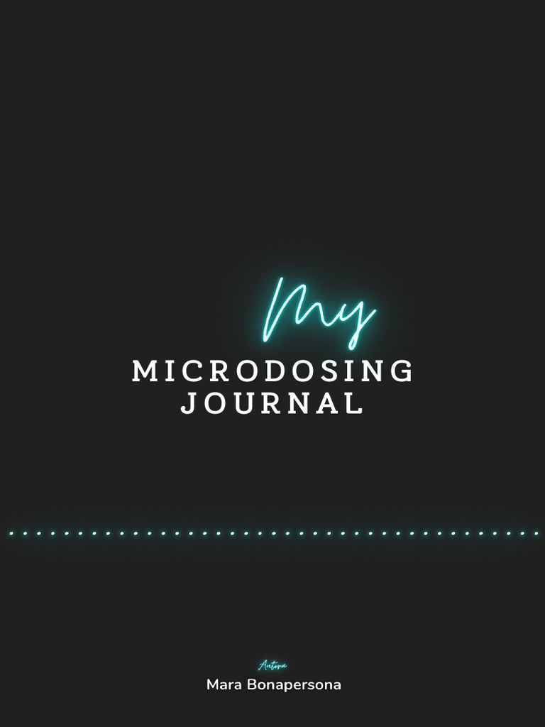 Microdosing Journal Original - ESP - 20240103 - 113438 - 0000 | PDF | Psilocibina