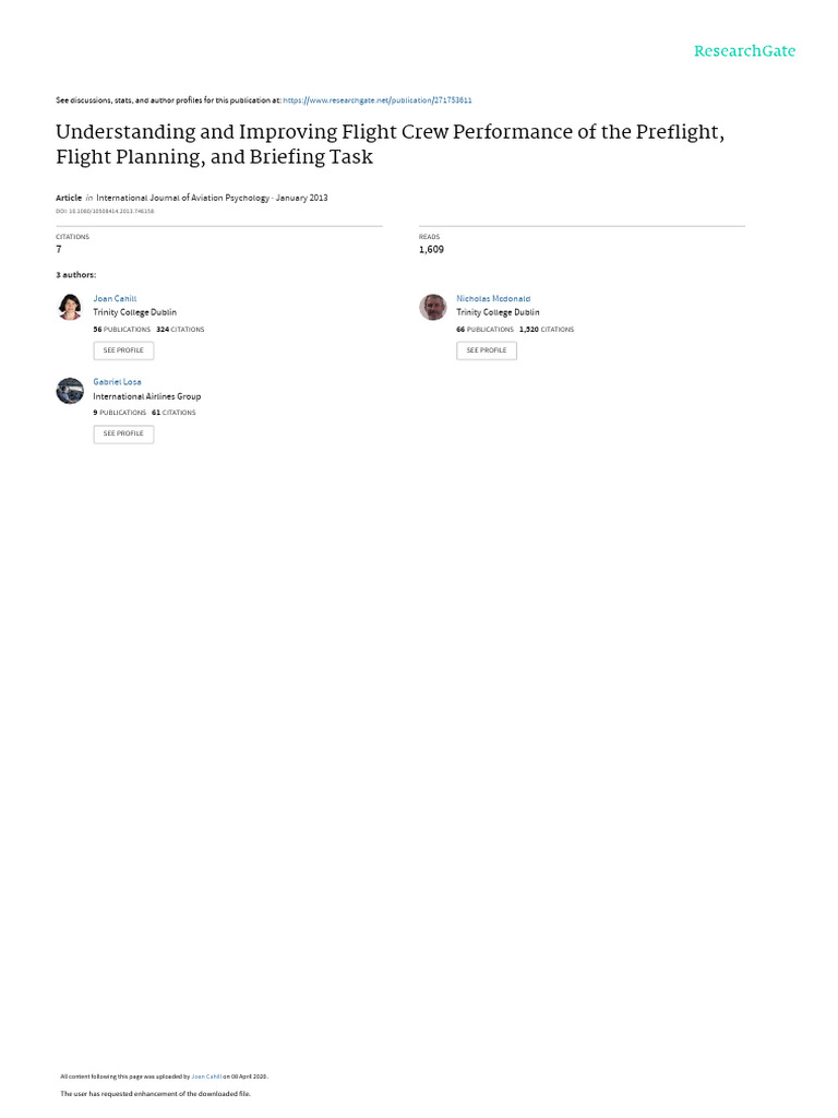 Intelligent Planning CTW 2013 | PDF | Air Traffic Control | Risk