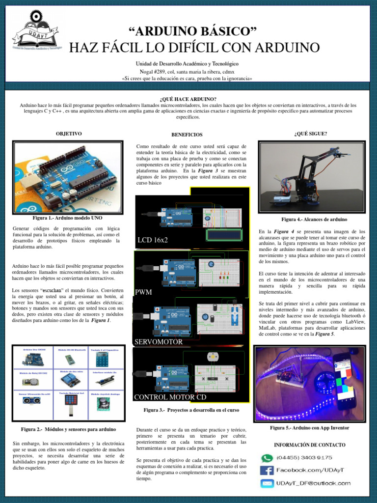 Arduino Básico | Descargar gratis PDF | Arduino | Microcontrolador