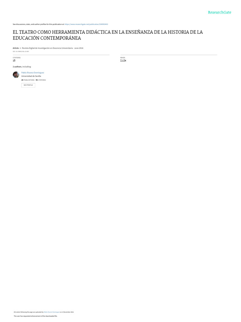 El Teatro Como Herramienta Didactica En La Ensenan Pdf Enseñando
