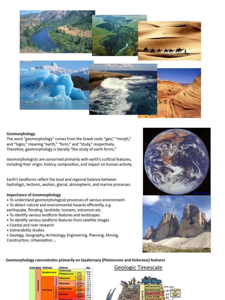 Geomorphology | PDF | Geomorphology | Glacier