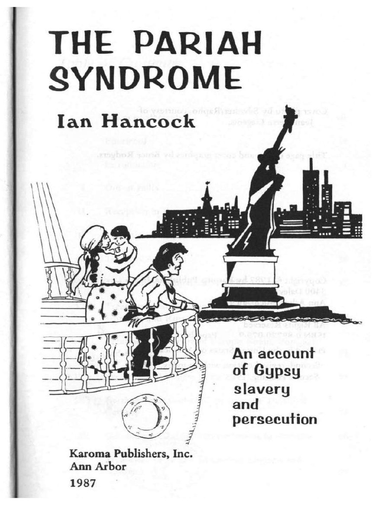 The Pariah Syndrome - An Account of Gypsy Slavery and Persecution - Ian ...
