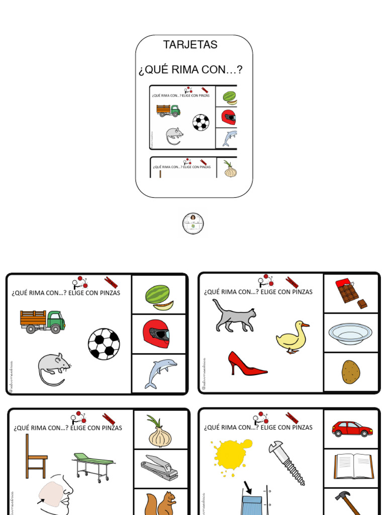 Rimas para Niños con Tarjetas Interactivas | PDF | Estilo de vida