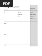 Meeting Terms of Reference Template | PDF