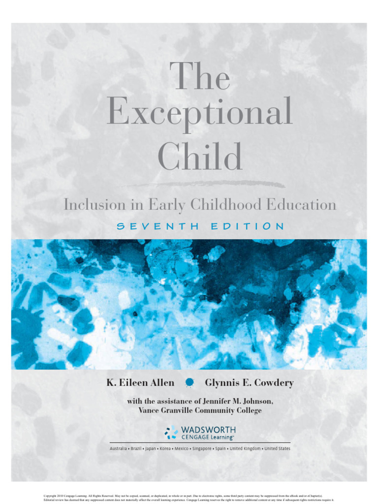 The Exceptional Child | PDF | Toddler | Infants