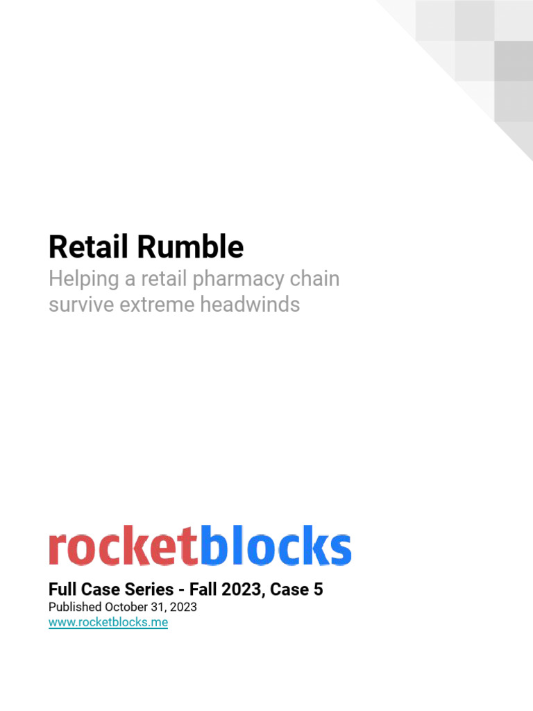 Retail Rumble | PDF | Brick And Mortar | Over The Counter Drug