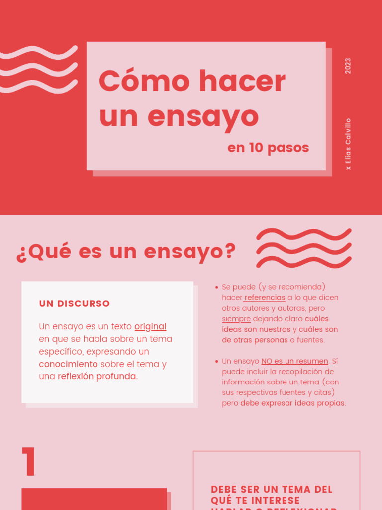 Cómo escribir un ensayo en 10 pasos | PDF | Ensayos | Puntuación