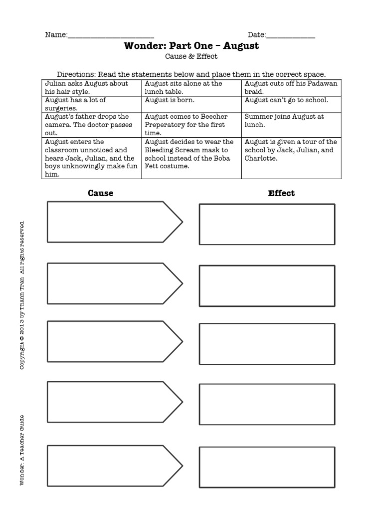 Part 1 - Cause and Effect | PDF