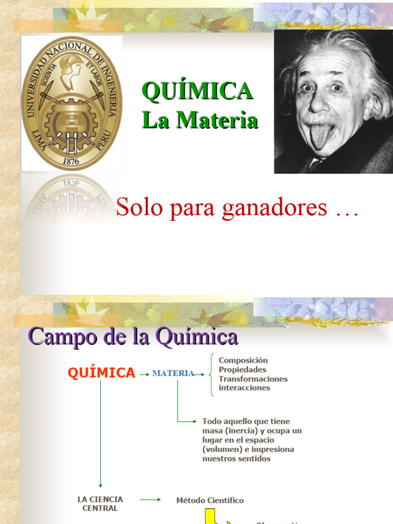 Quimica y Materia | PDF | Importar | Química