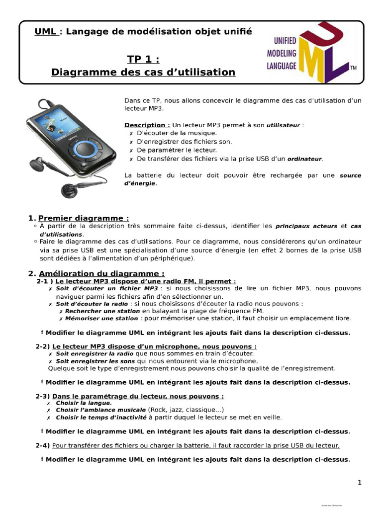 TP1 Uml | PDF