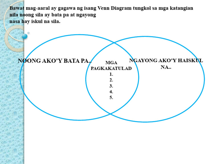 Batang-Bata Venn Diagram | PDF