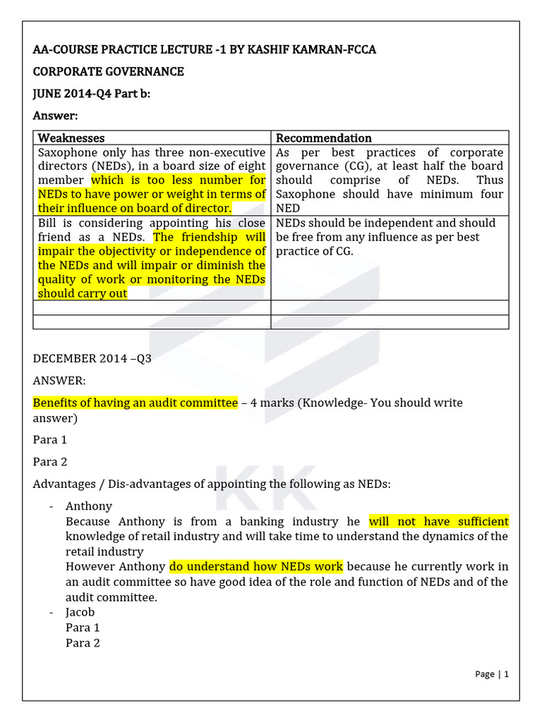 AA Practice File | PDF
