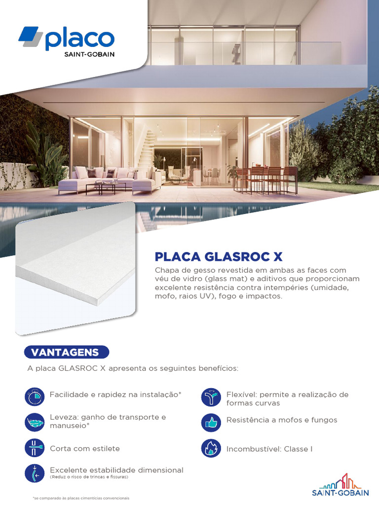 Ficha_Técnica_Glasroc X_REV3 | PDF