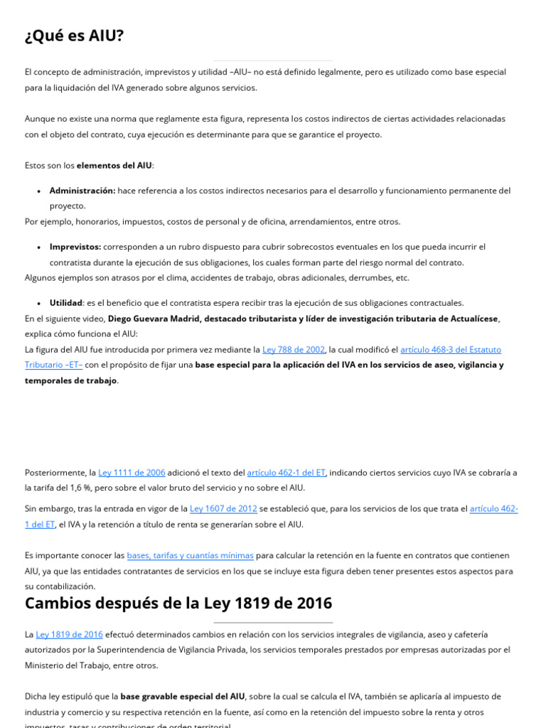 Abc Aiu | PDF | Impuestos | Salario