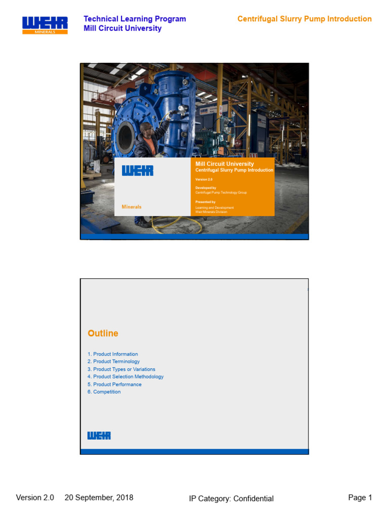 Slurry Pumps MCU Introduction (English) | PDF | Pump | Chemical Engineering