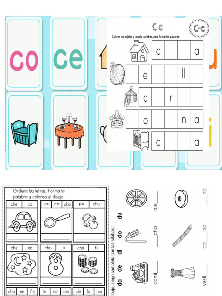 Letra B, C, CH y D | PDF