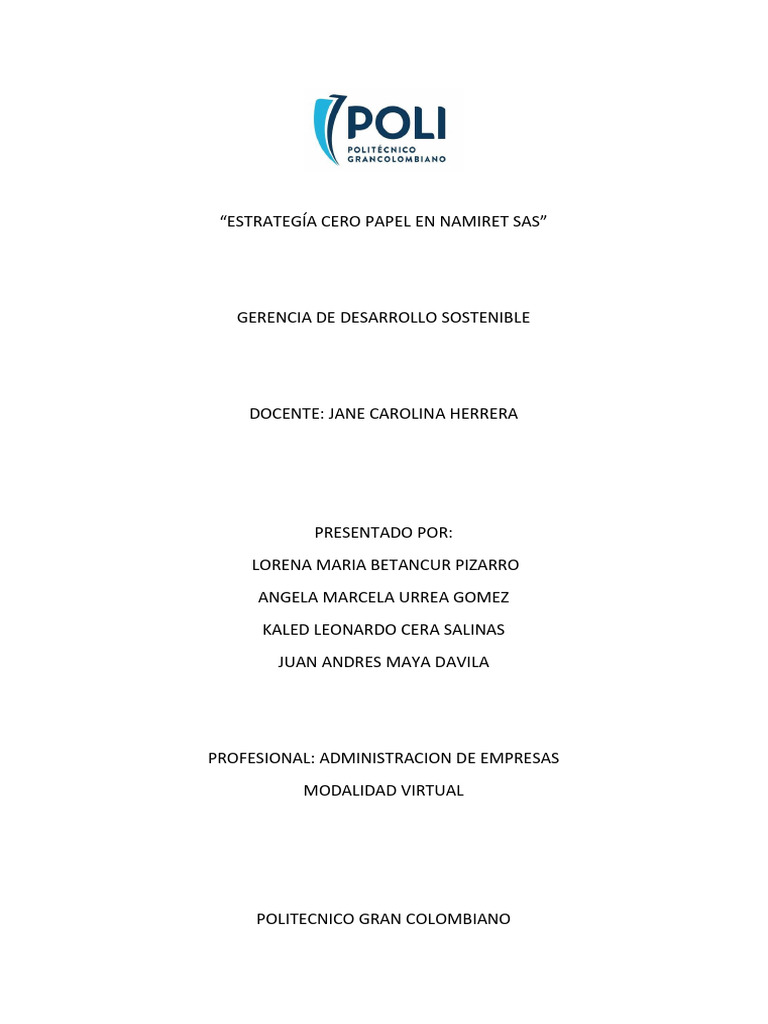 Gerencia de Desarrollo Sostenible | PDF | Desarrollo sostenible ... Gerencia de Desarrollo Sostenible | PDF | Desarrollo sostenible ...