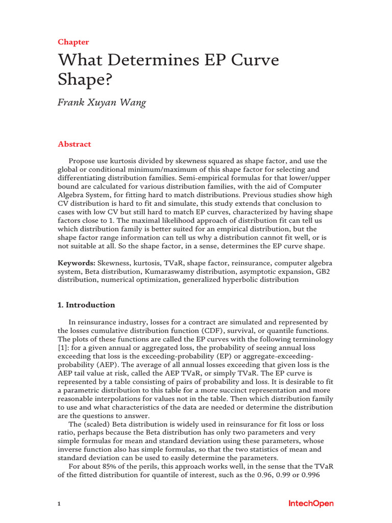 What Determines EP Curve Shape? | PDF | Mathematical Optimization ...