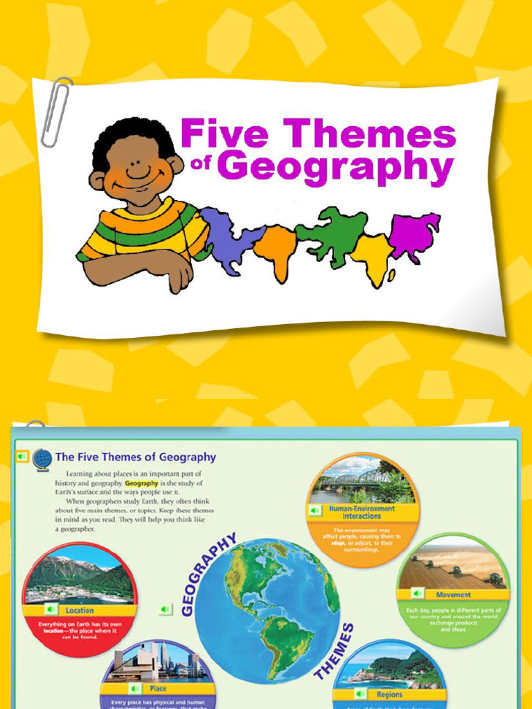 Lesson 2 Five Themes of Geography | PDF | Human Migration | Longitude
