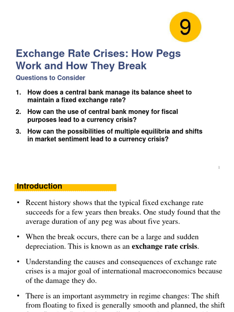Mechanics of Fixed Exchange Rate Pegs | PDF | Sterilization (Economics ...
