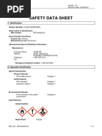 Safety Data Sheet: CIF Disinfectant Floor Cleaner | PDF | Occupational ...