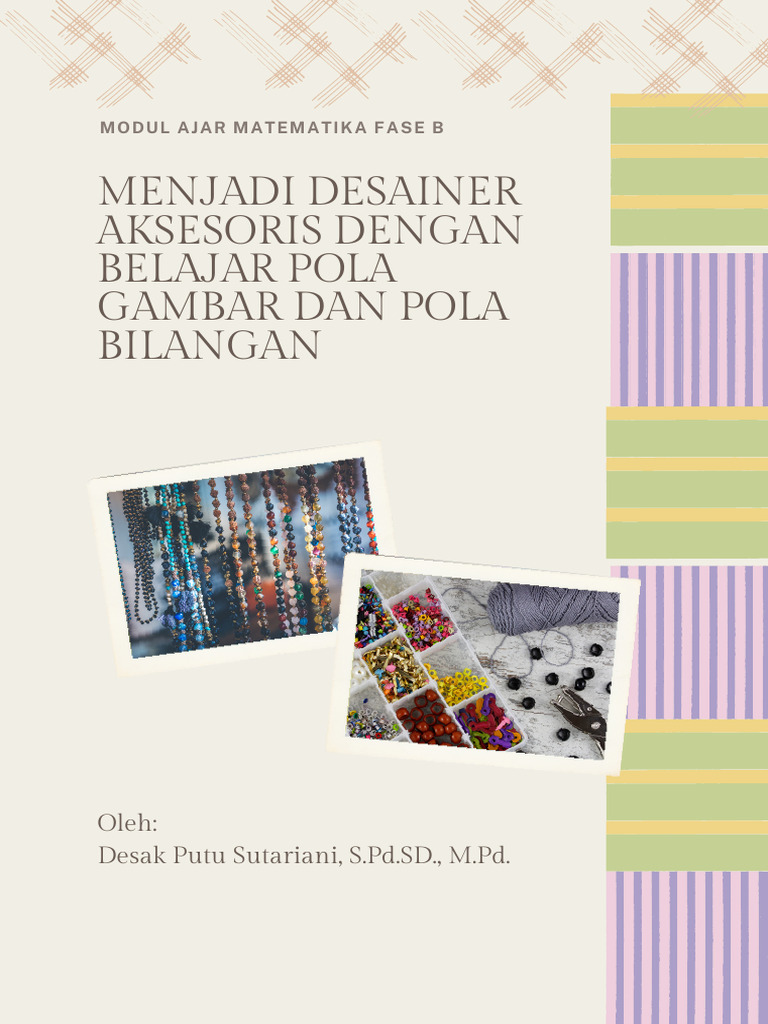 Modul Ajar Pola Gambar Kelas 4 | PDF