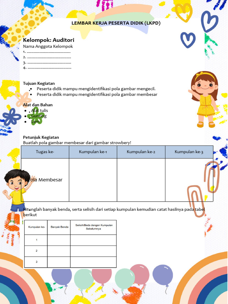 LKPD Visual | PDF | Karier & Perkembangan | Game & Aktivitas