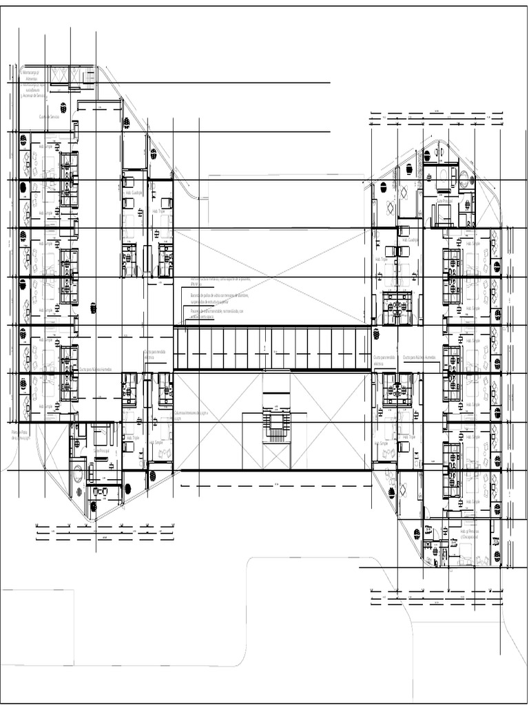 Grilla Estructural Planta Alta | PDF | Ingeniería de Edificación | Materiales