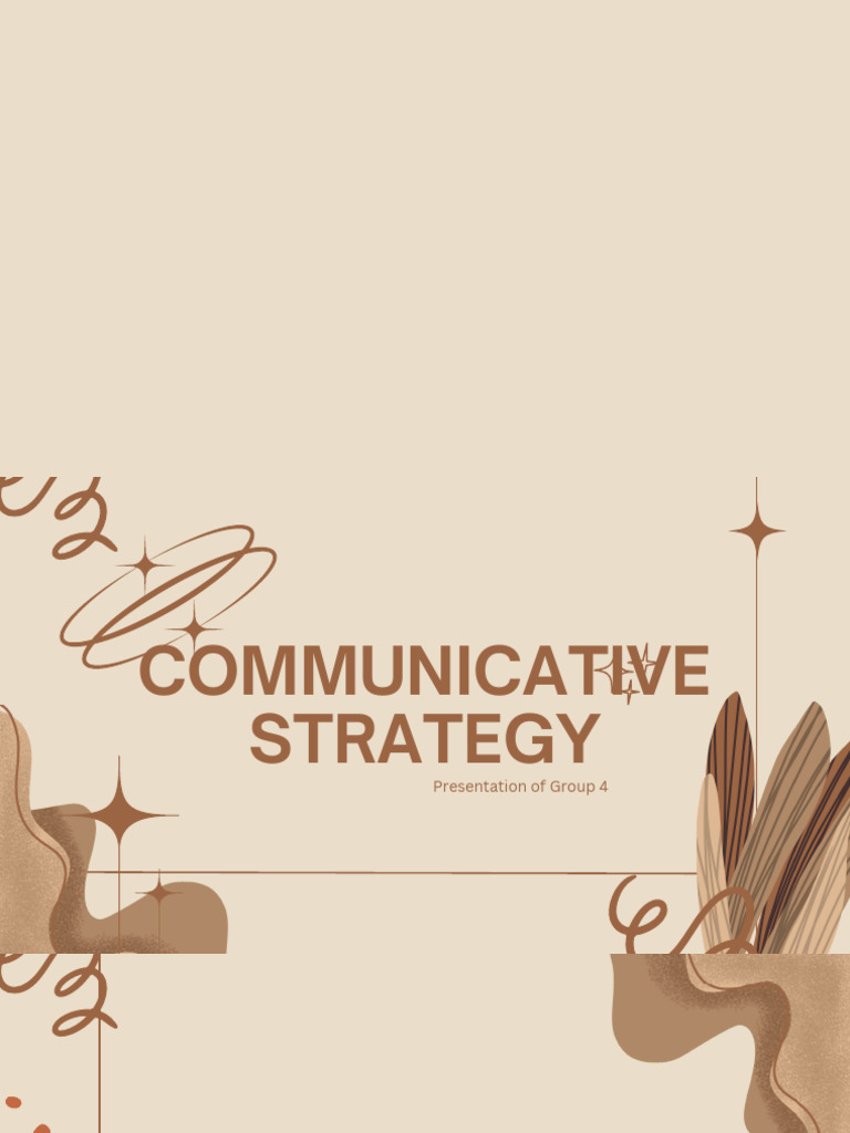Oral Communication - Communicative Strategies | PDF | Career & Growth