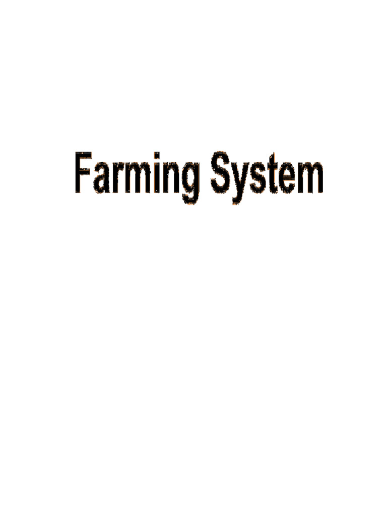 02a-Farming System SPB22 | PDF
