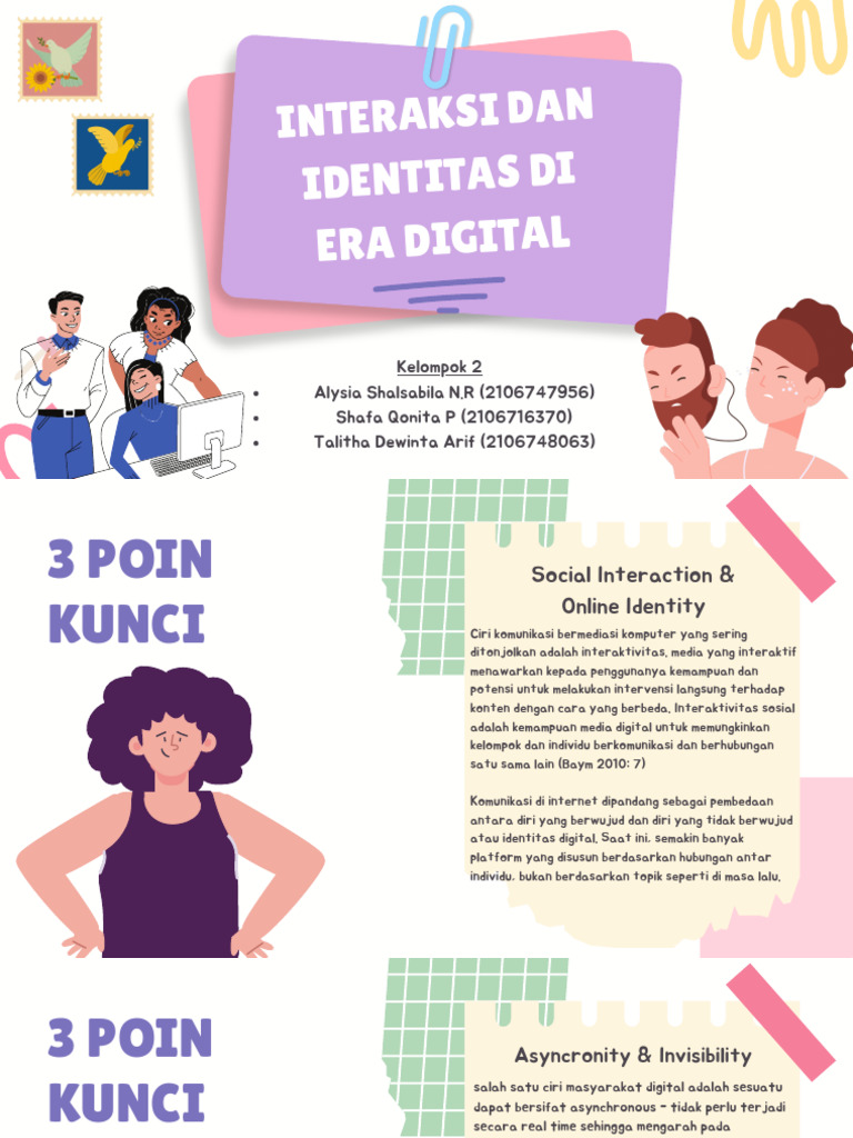 One Minute Paper Interaksi Dan Identitas Di Era Digital - Kelompok 2 | PDF One Minute Paper Interaksi Dan Identitas Di Era Digital - Kelompok 2 | PDF