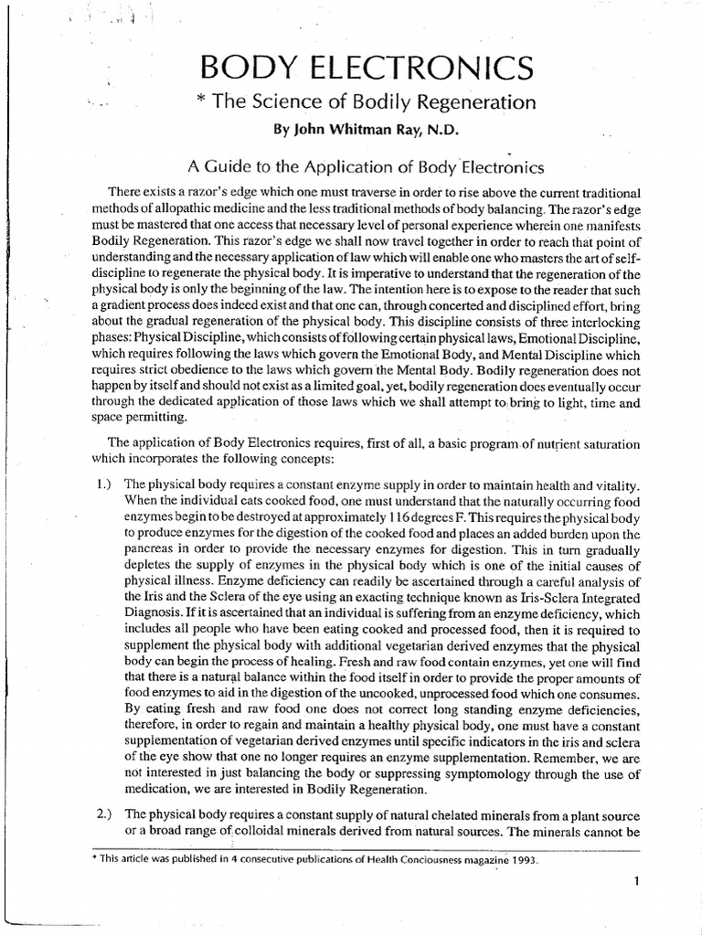 Guide To Body Electronics by John Ray | PDF