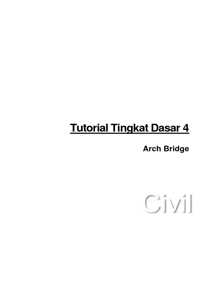 Tut4. Arch Bridge - AASHTO | PDF