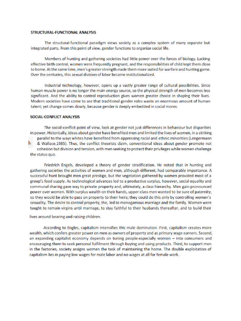 Last Part Gender Module MIdterm | PDF
