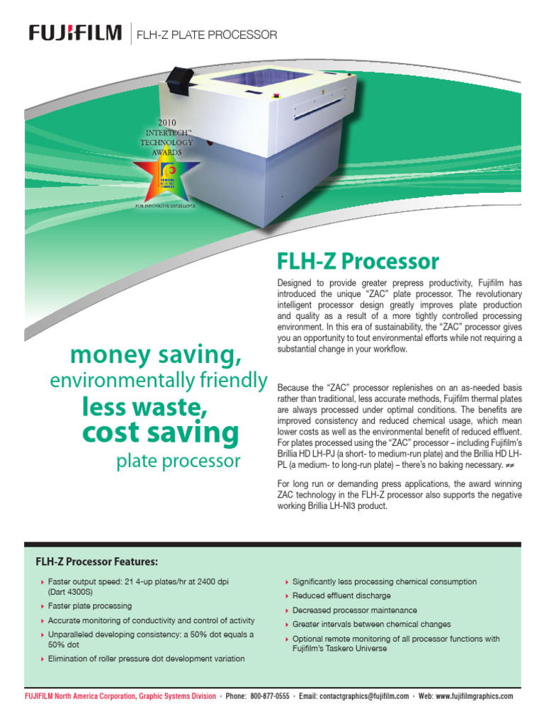 Fujifilm FLHZ | PDF | Central Processing Unit