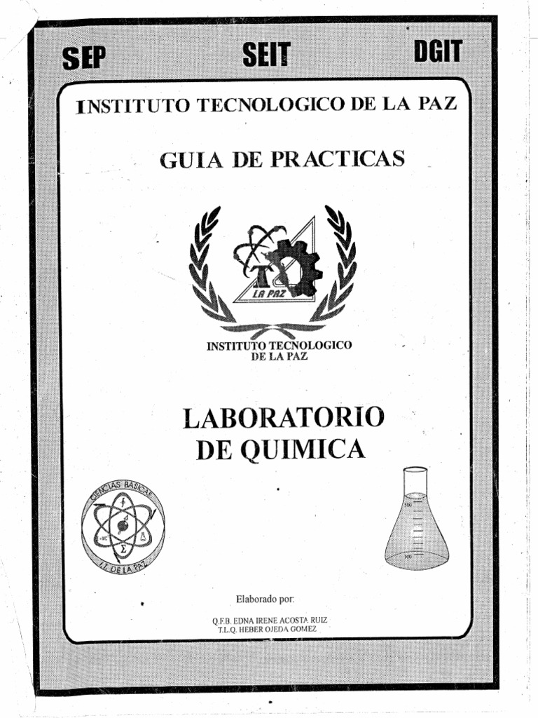 Guia de Practicas de Laboratorio de Quimica | PDF