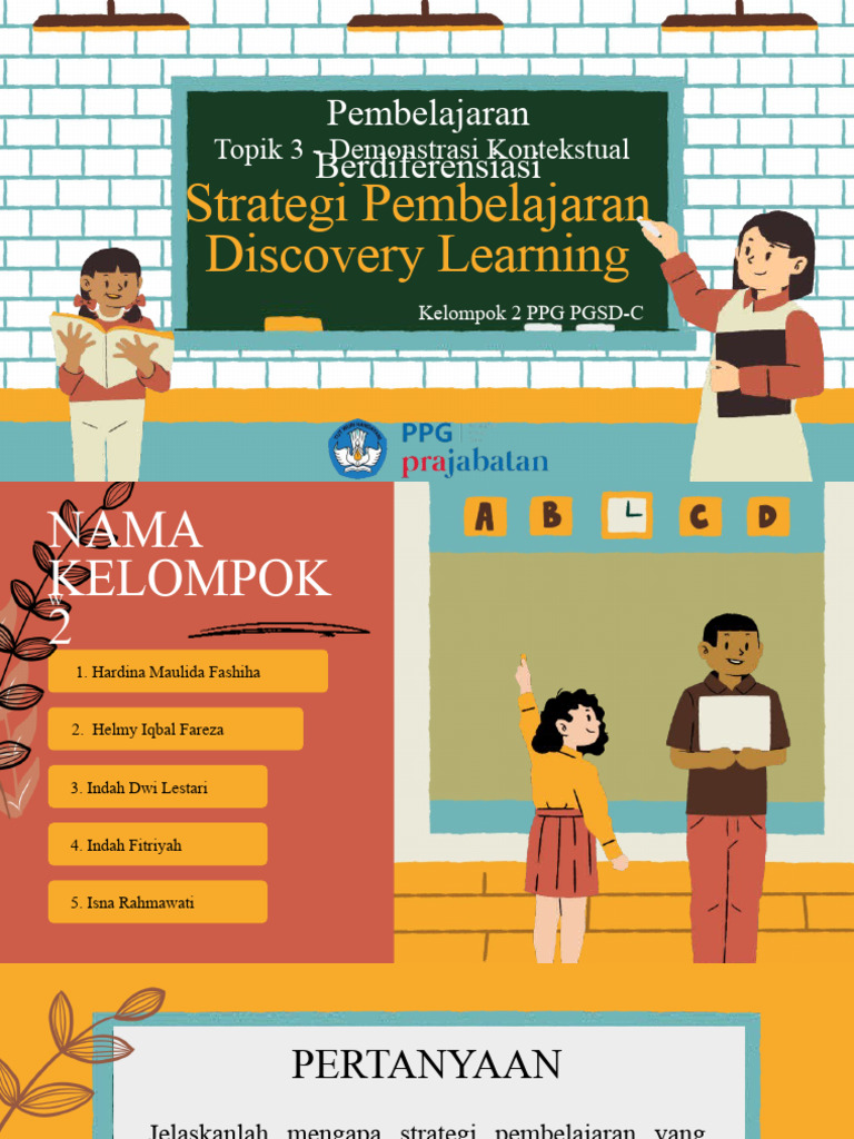 Strategi Pembelajaran Discovery Learning | PDF