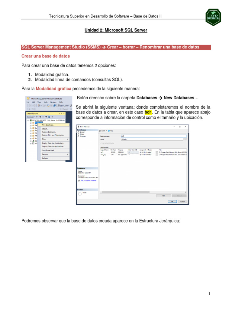 Base de DatosII Clase 22 | PDF | Bases de datos | SQL