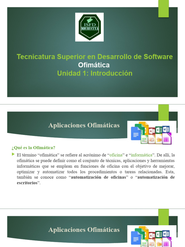 Clase 6 Ofimática | PDF | Software de la aplicacion | Ingeniería de ...