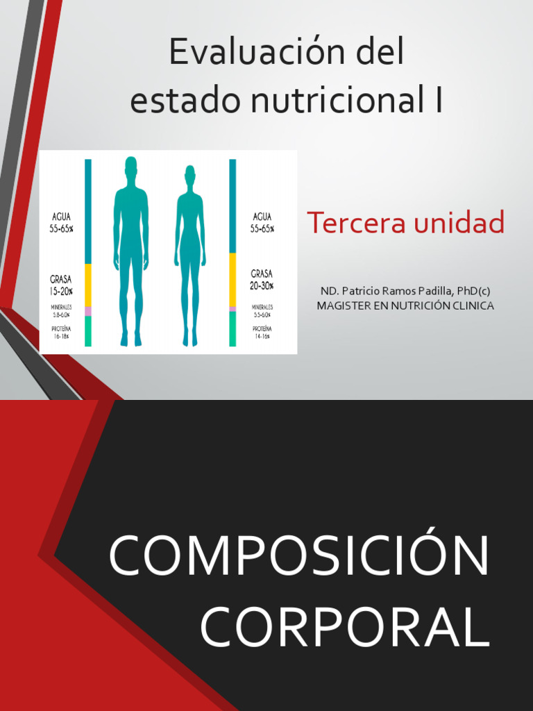 UNIDAD III Composición Corporal 1 | PDF
