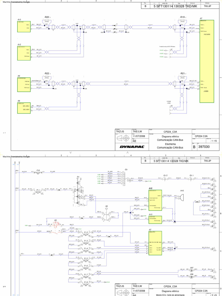 Diagrama Elétrico CP224 - Rev B | PDF