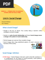 Theories of Social Change | PDF | Sociology | Evolution