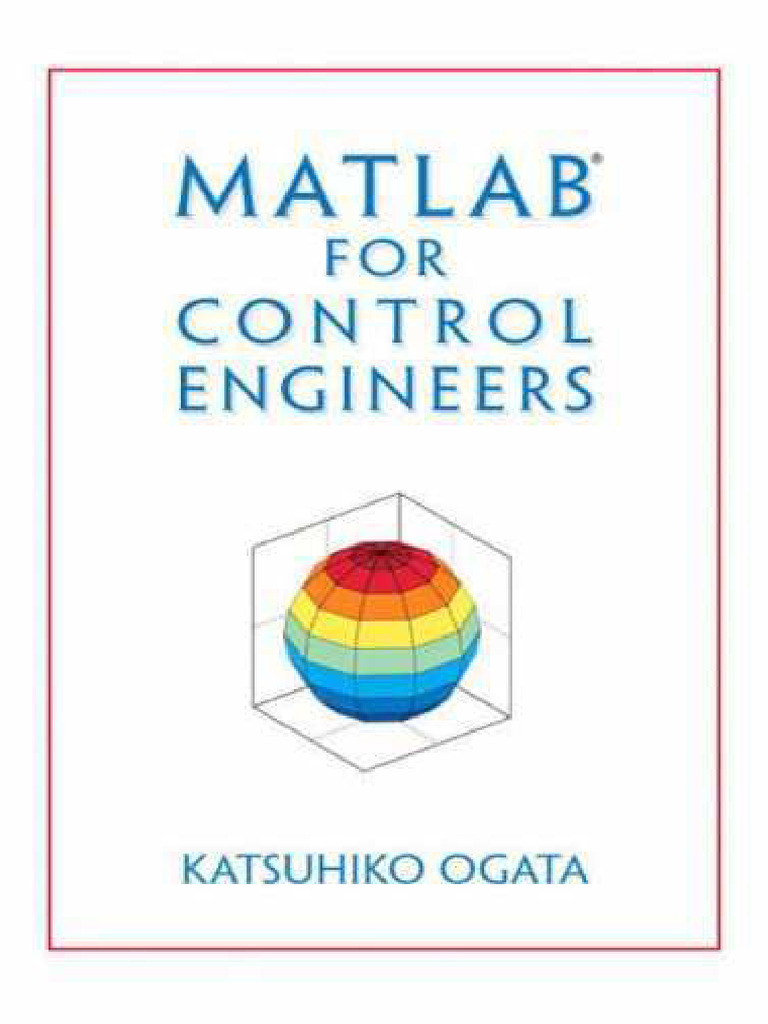 Matlab For Control Engineering Katsuhiko | PDF
