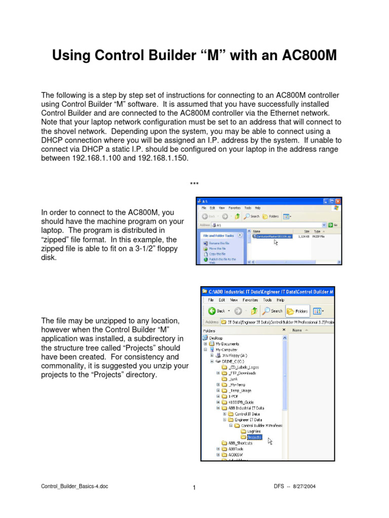 Control Builder Basics-4 | PDF | Zip (File Format) | System Software