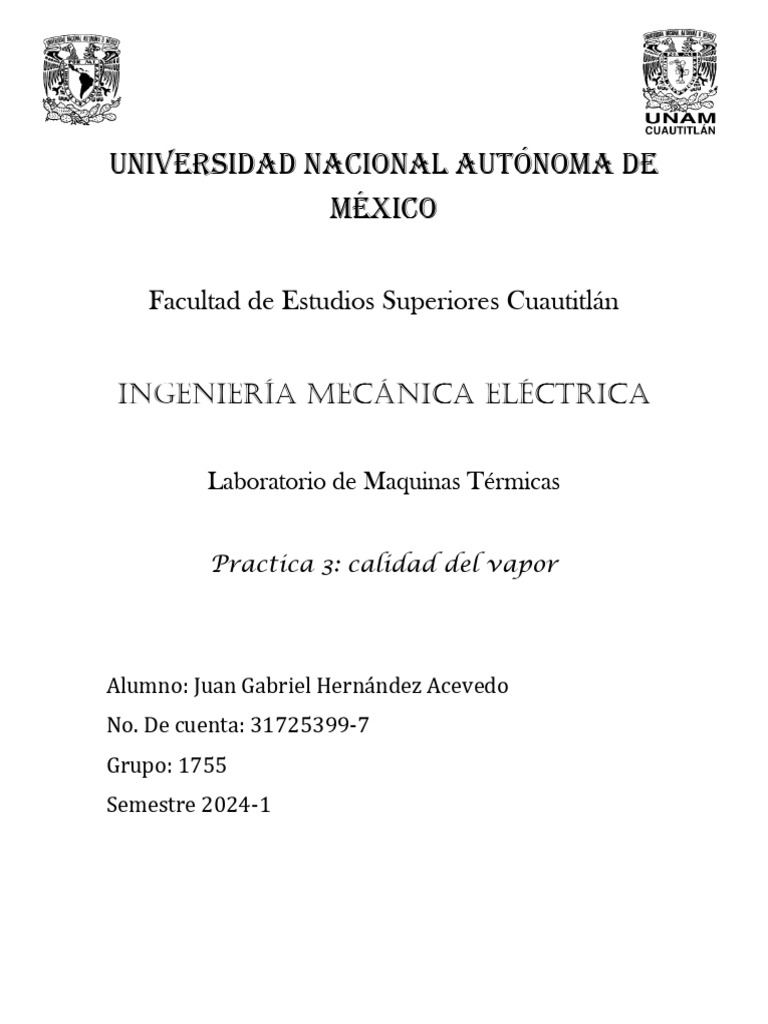 Pract3 MT 1755 HAJG | PDF | Vapor de agua | Máquina de vapor