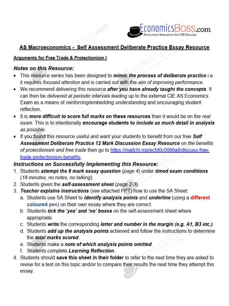 Resource 1 Instructions | Download Free PDF | Dumping (Pricing Policy ...